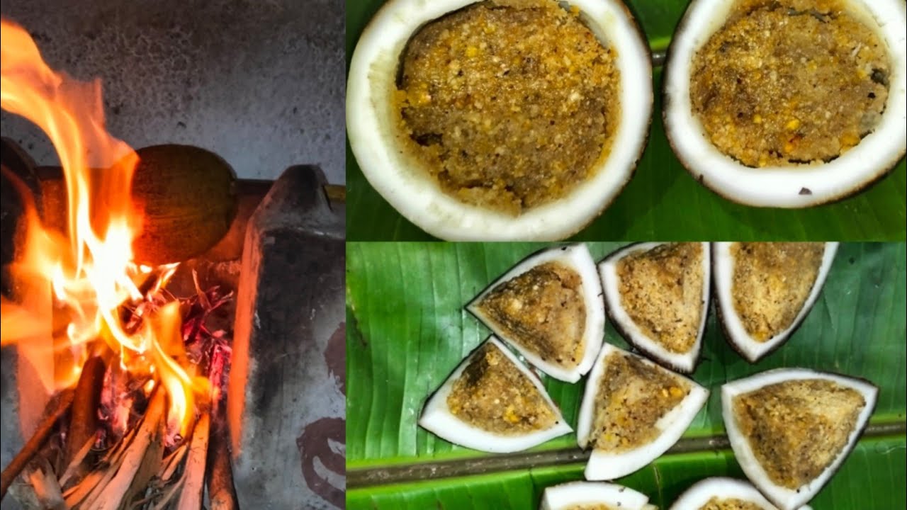 ஆடி1 | ஆடி மாதம் பாரம்பரிய உணவு | தேங்காய் சுடுதல் எப்படி ?| karur ...