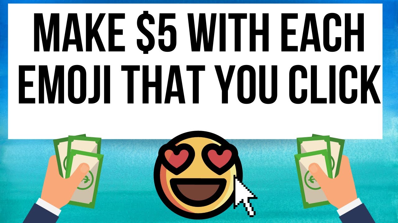For Every Emoji You Post Earn $5 Per Emoji (REALLY EASY!) | How To Make ...