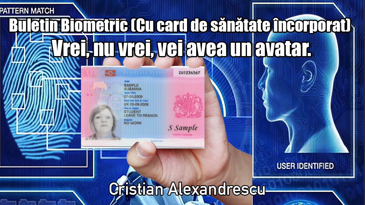 Buletin Biometric Cu Card De Sanatate Incorporat - Vrei, Nu Vrei, Vei ...