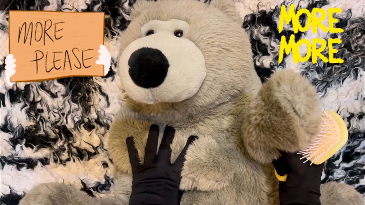 ASMR/with bear and his friends😂 - YouTube