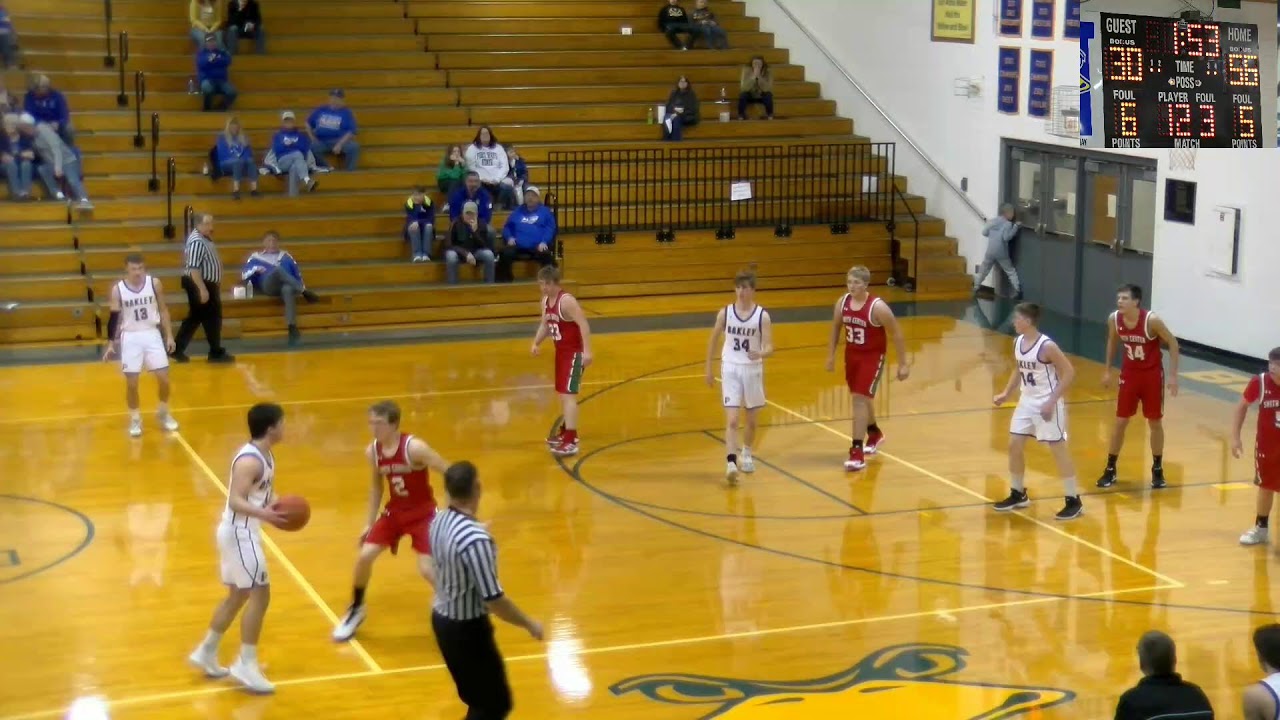 Smith Center Redmen vs. Oakley Plainsmen MCL basketball - YouTube