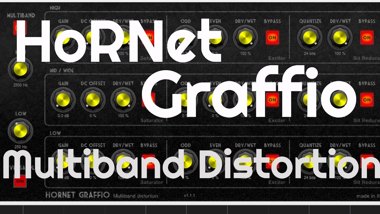 HoRNet Graffio Multiband Distortion (No Talking) - YouTube