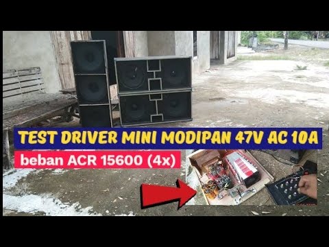 UJI OCL mini 47Vac10A, beban 15600(4x) freq_SUBWOOFER - YouTube