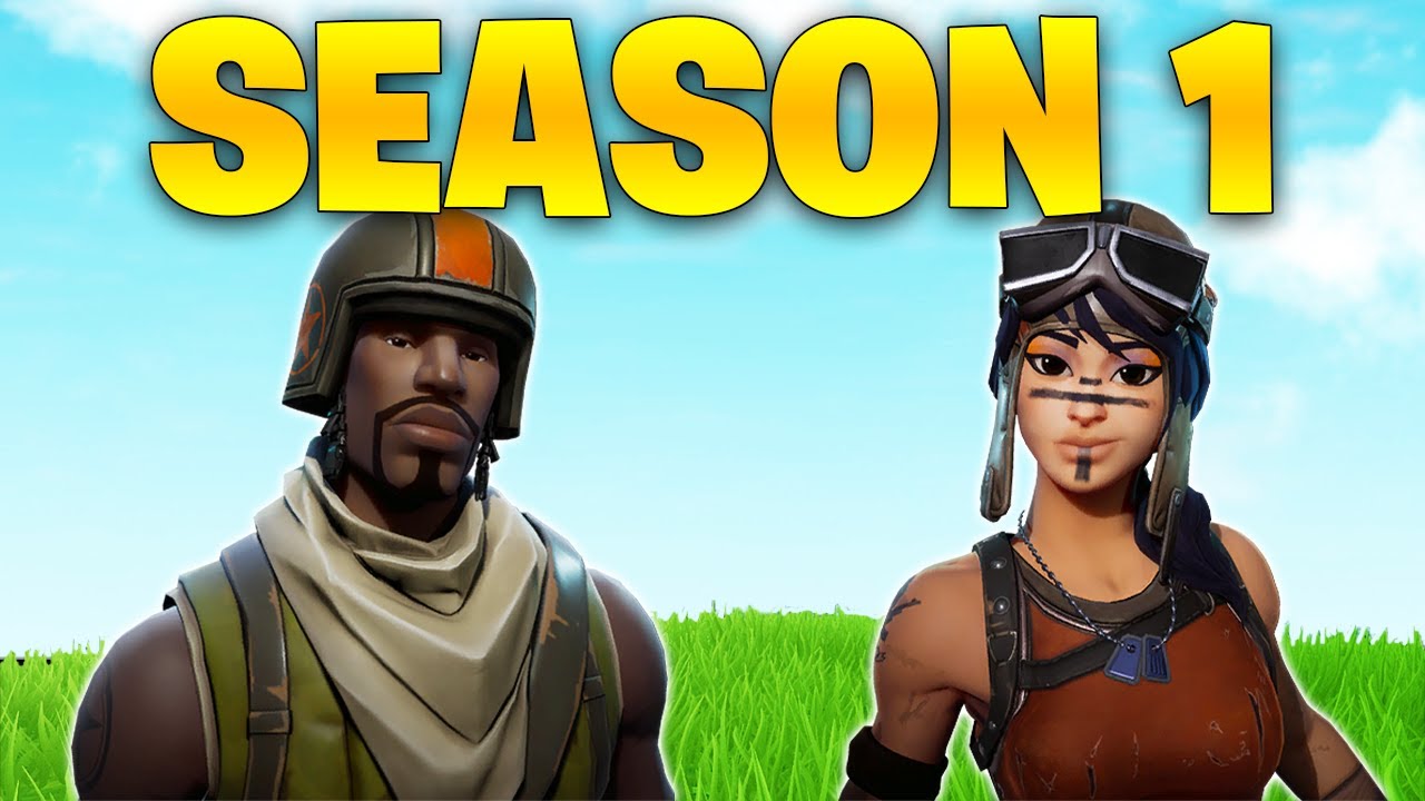 Fortnite SEASON 1 GAMEPLAY! (Nostalgia) - Fortnite Battle Royale - YouTube