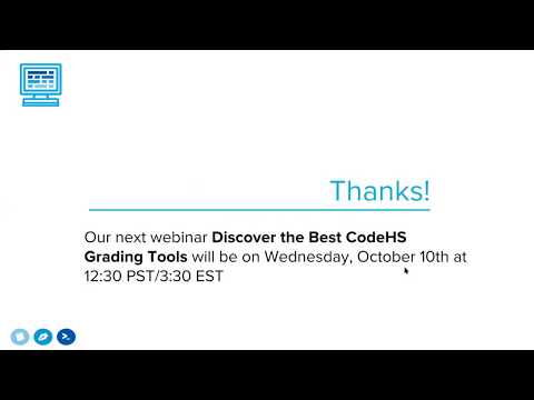 Exploring the CodeHS Course Catalog Webinar