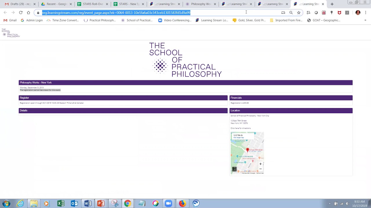Learning Stream Event Page Registration Form Flow - YouTube
