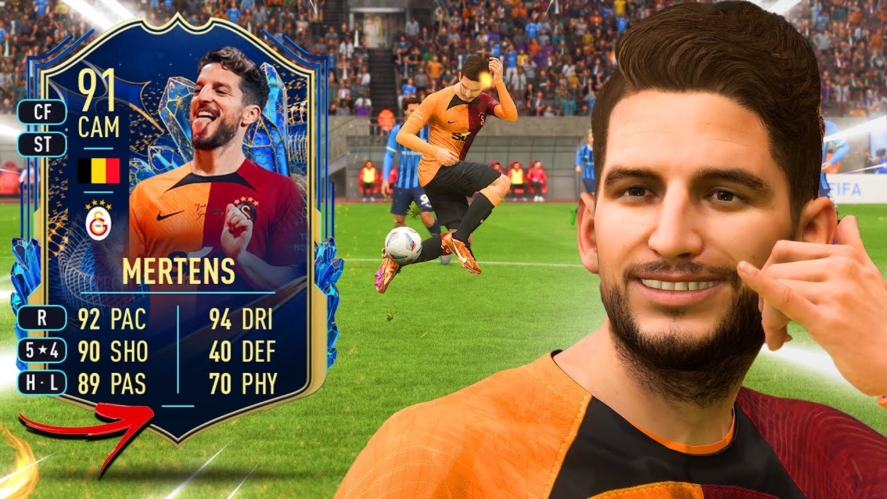91 TOTS Dries Mertens is built for FIFA!! 😍 - YouTube