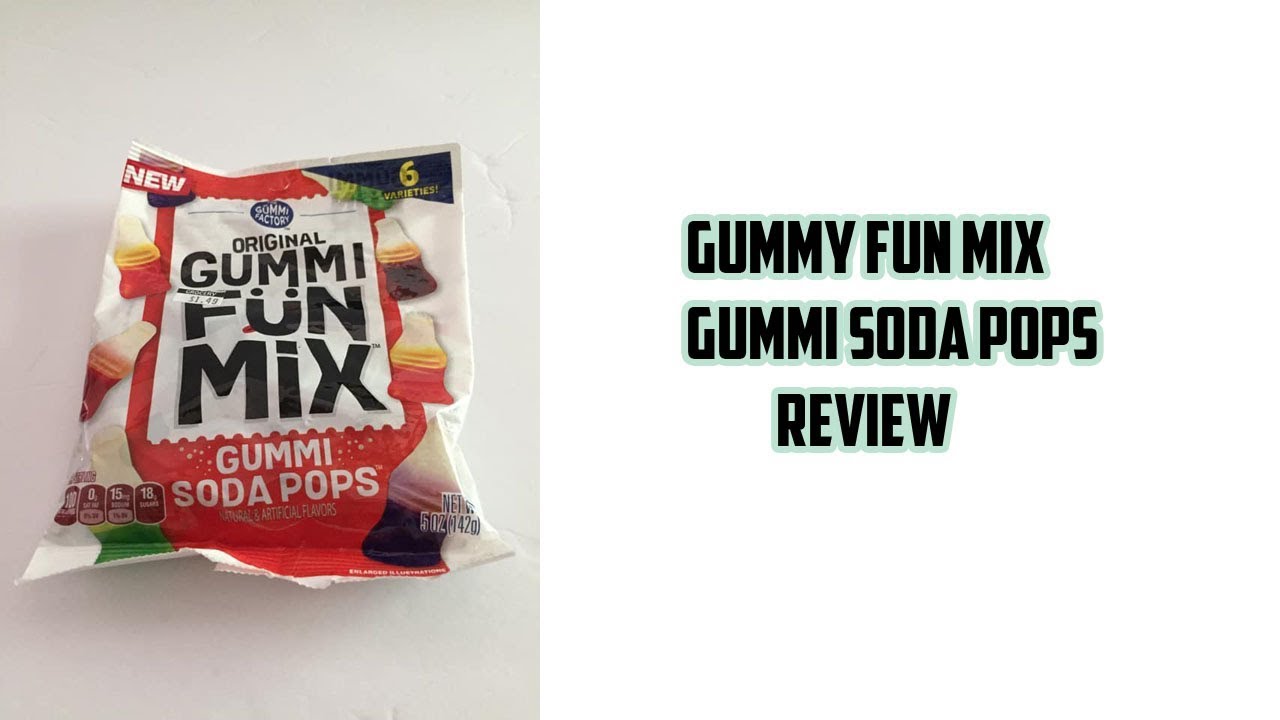 Gummi Fun Mix Soda Pop Assortment - YouTube