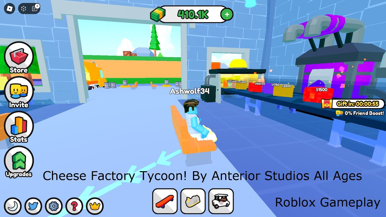 Cheese Factory Tycoon! By Anterior Studios All Ages (Roblox Gameplay ...