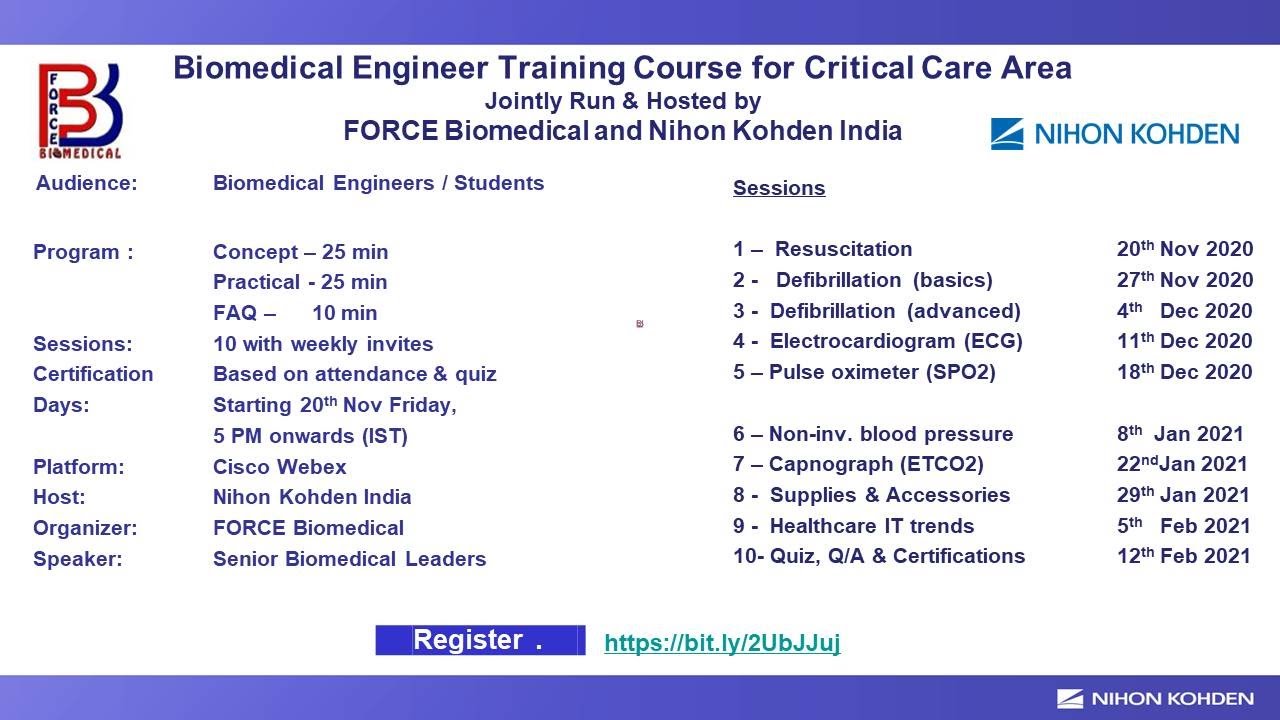 Session 1 - CPR - Biomed Training Course - Nihon Kohden - FORCE ...