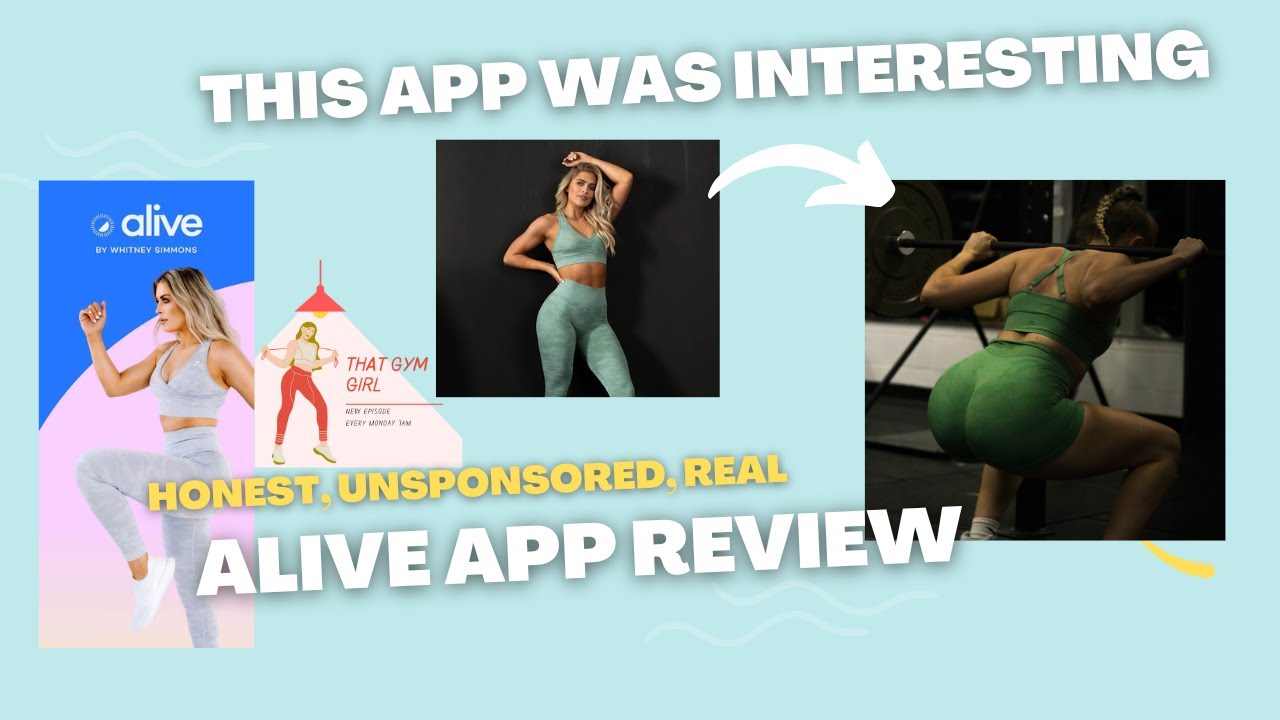I TRIED WHITNEY SIMMON'S ALIVE APP | is it worth it? *realistic ...