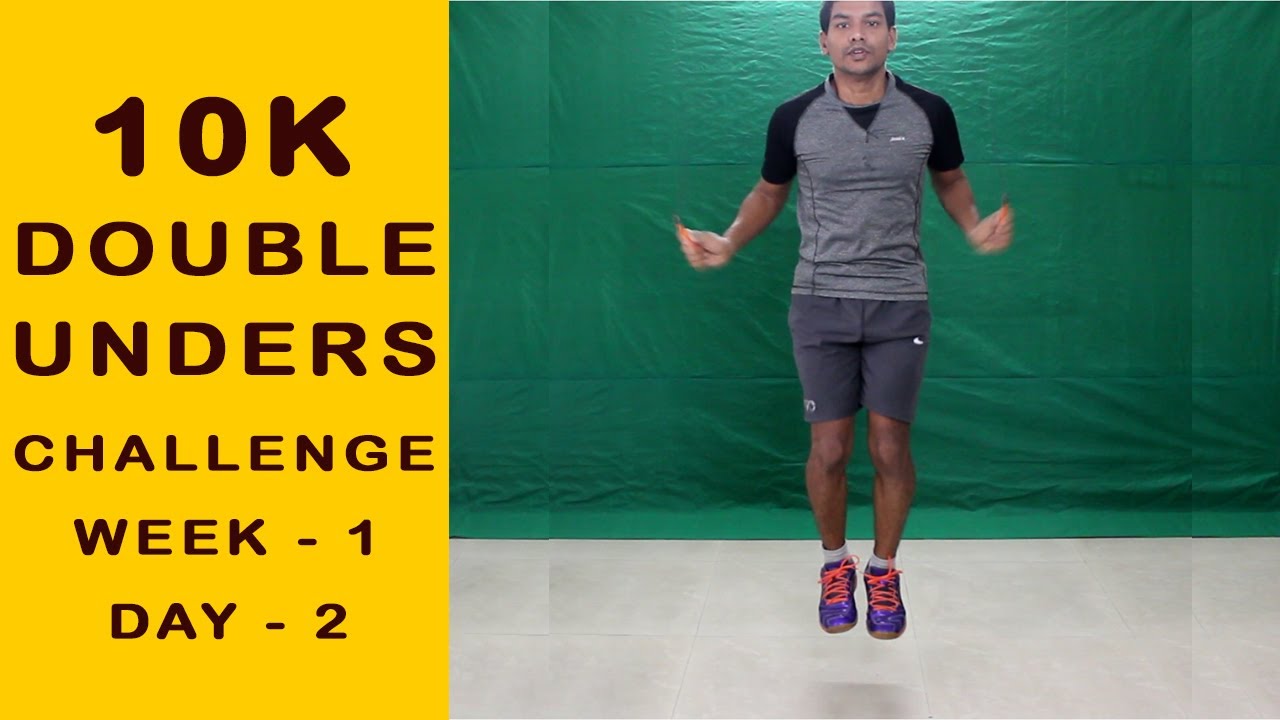 10K Double Unders Challenge Week 1 - Day 2 - YouTube