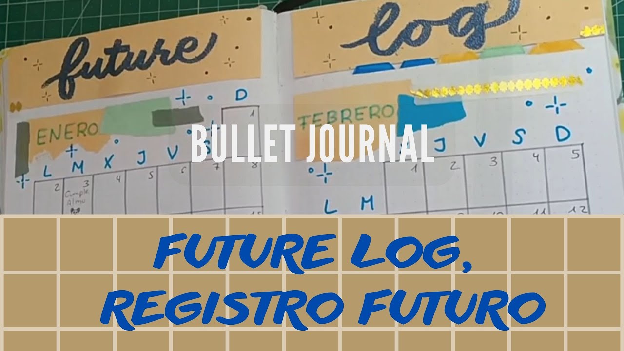 Registro futuro (future log) 2023 - Bullet Journal - YouTube