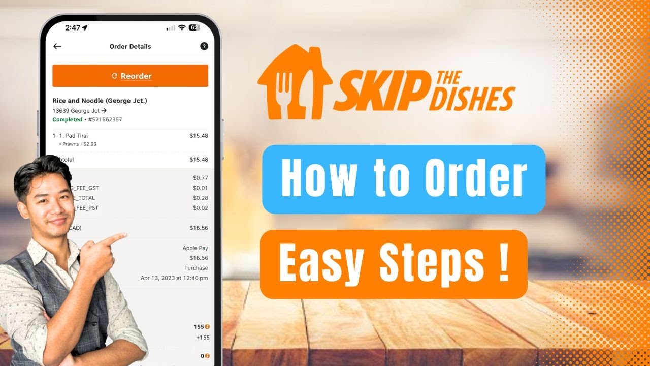 How to Order on Skip The Dishes ! - YouTube