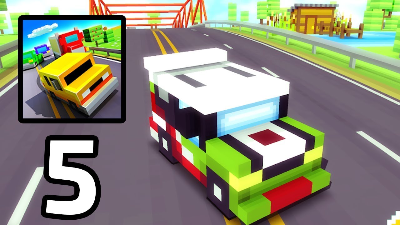 Blocky Highway Traffic Racing - Gameplay Part 5 (Android,IOS) - YouTube