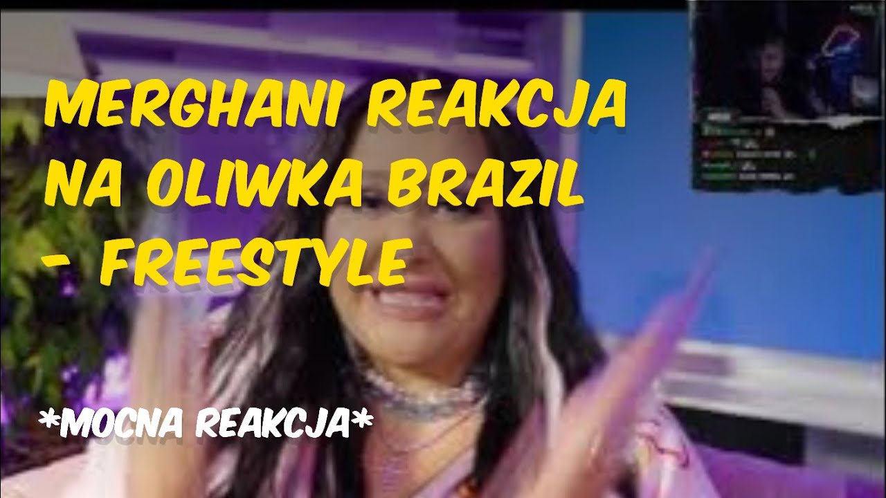 MERGHANI reakcja na "Oliwka Brazil - Freestyle" - YouTube