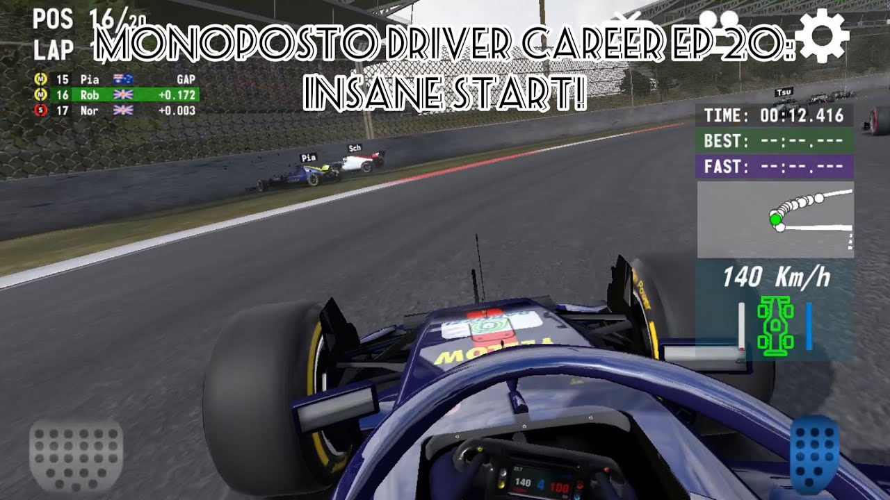 Monoposto Driver Career EP20: INSANE START! S2 FINALE - YouTube