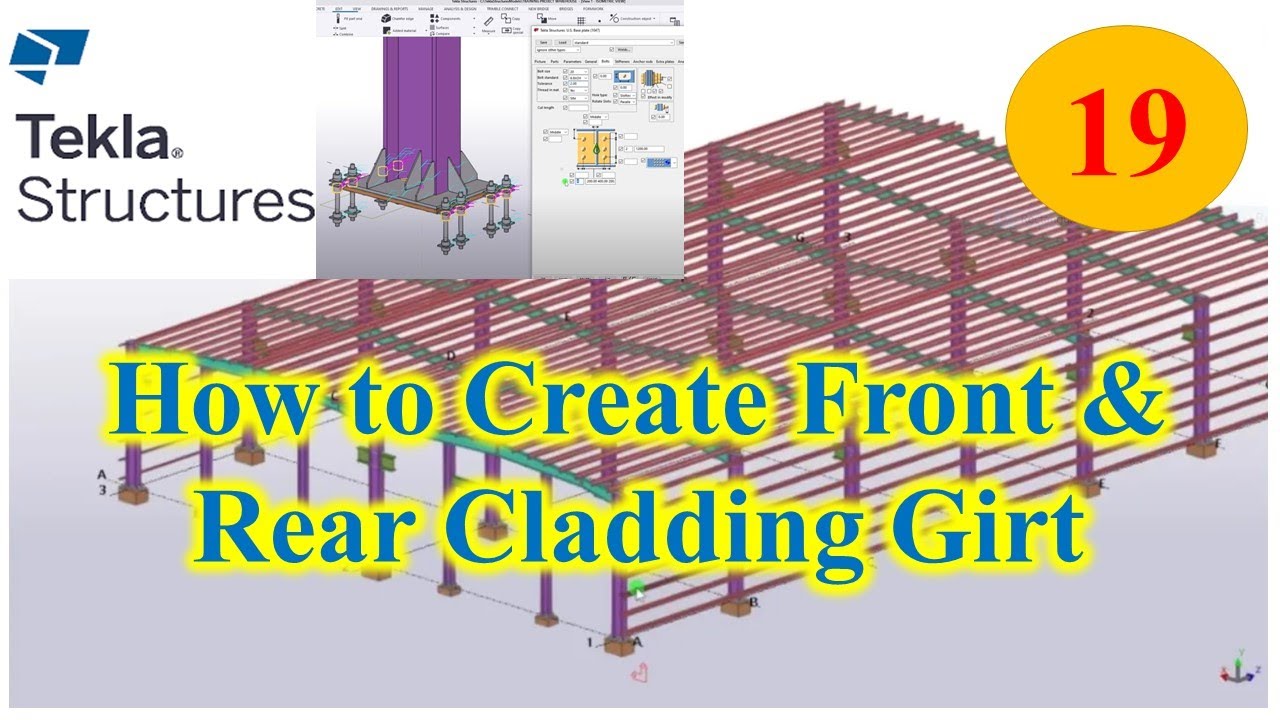 How to Create Front & Rear Cladding Girt-Part19 - YouTube