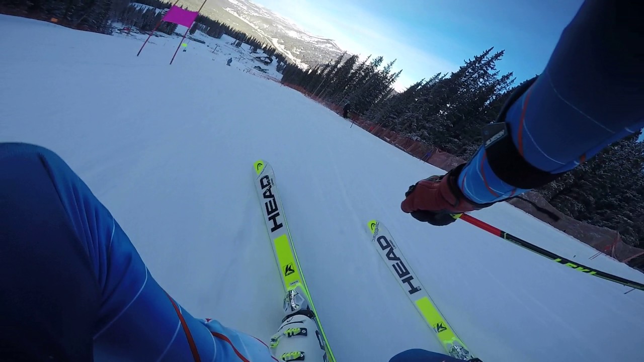 Ski Racing: RAW GS Training Run- GoPro - YouTube