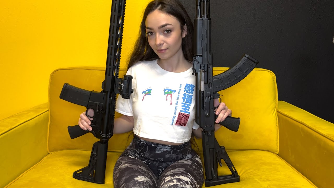 ASMR Intense Sig Sauer AR-15 VS. Zastava Arms AK-47 (M70) Rifle Tapping Gun Sounds for ...