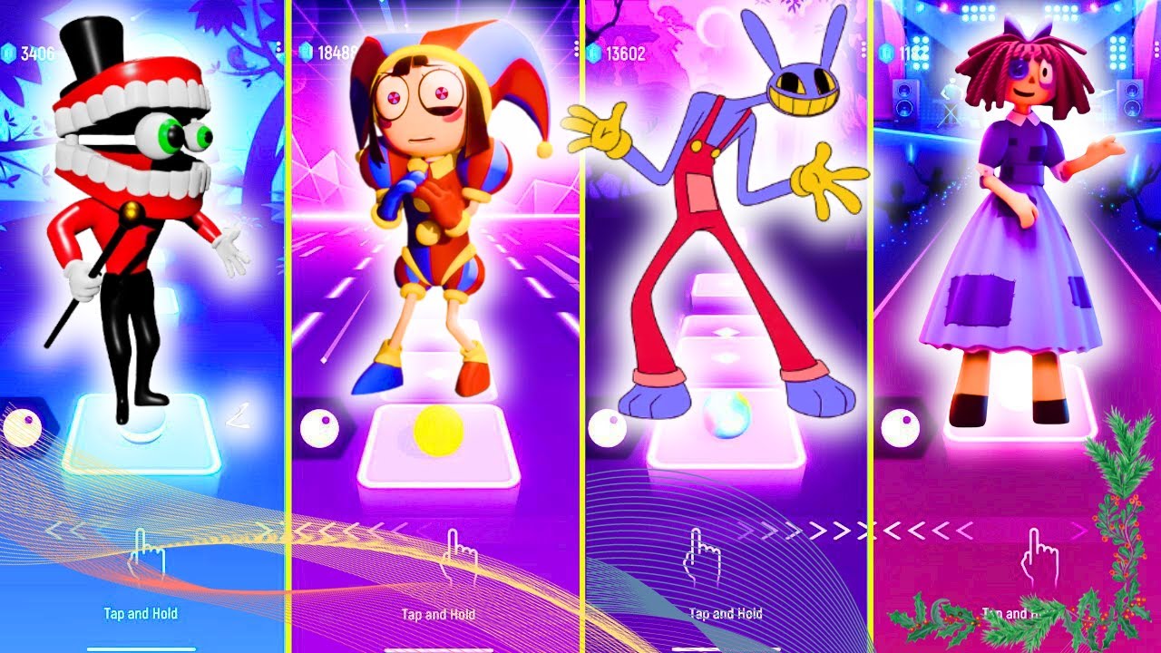 Caine The Amazing Digital Circus 🆚 Pomni Dance 🆚 Jax Dance 🆚 Ragatha ...