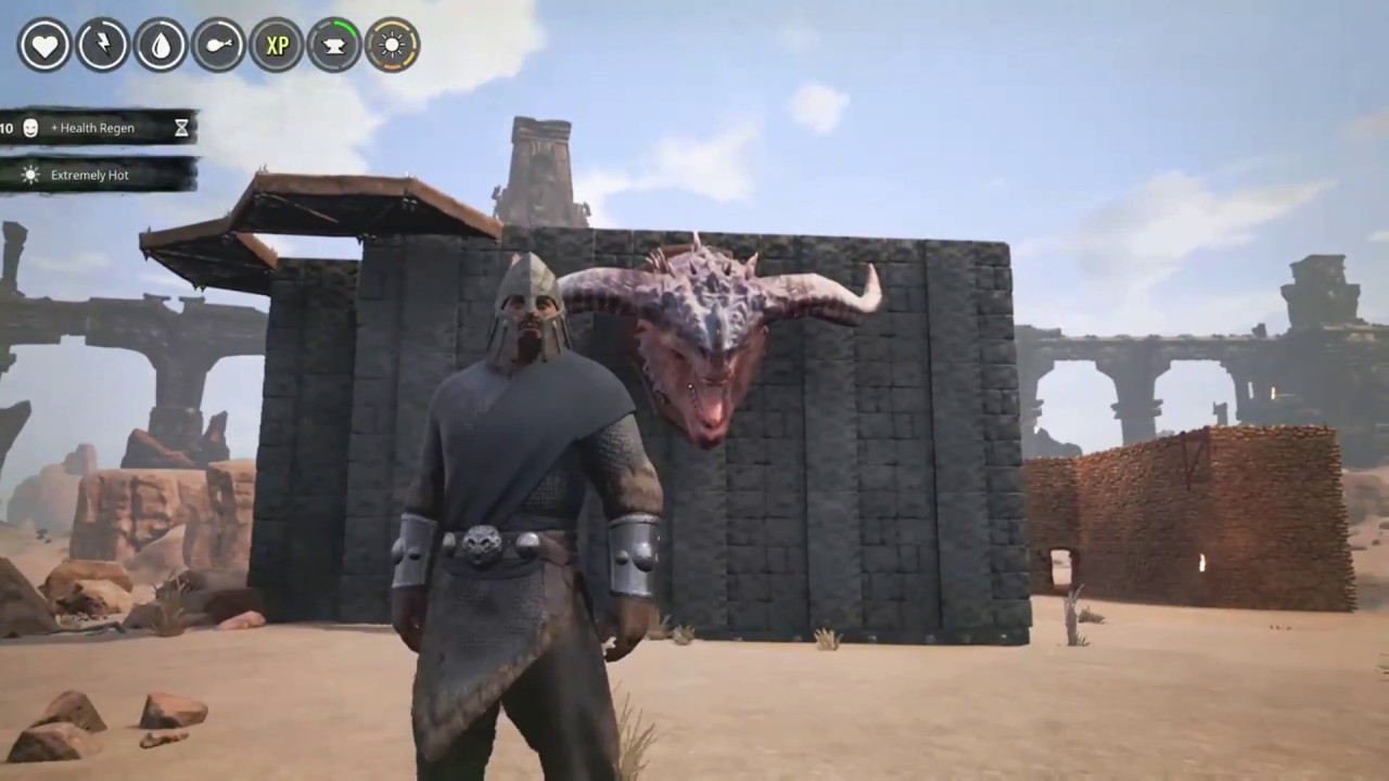Black Ice Building! ~ Conan Exiles #17 - YouTube