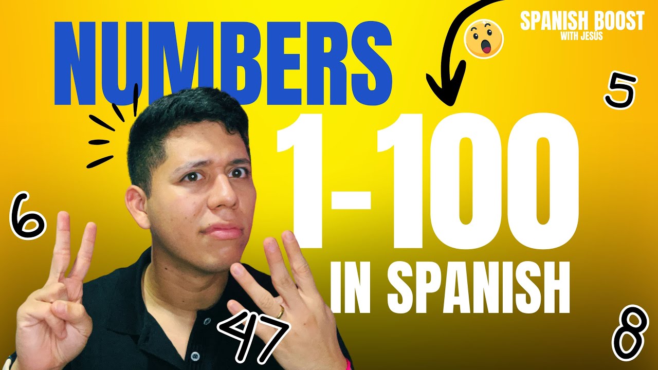 Numbers in Spanish - 1 to 100 | Números en Español - YouTube