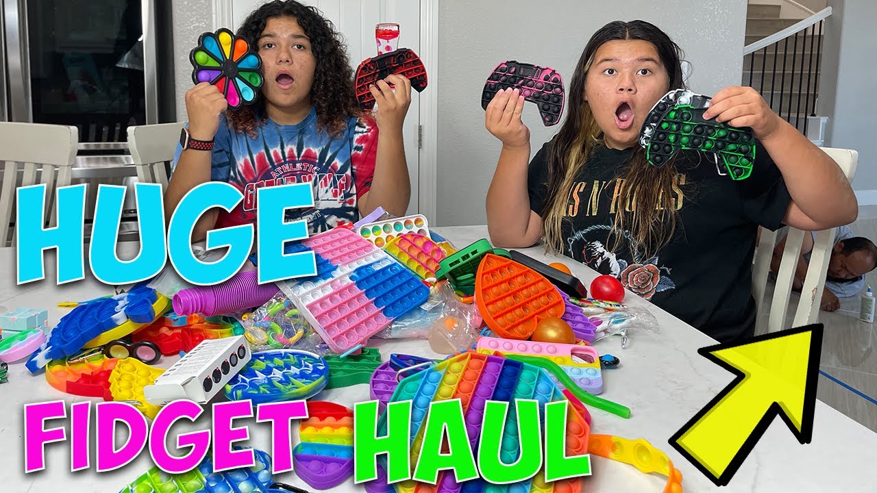 HUGE Fidget Haul! Who got the best Fidgets??? - YouTube