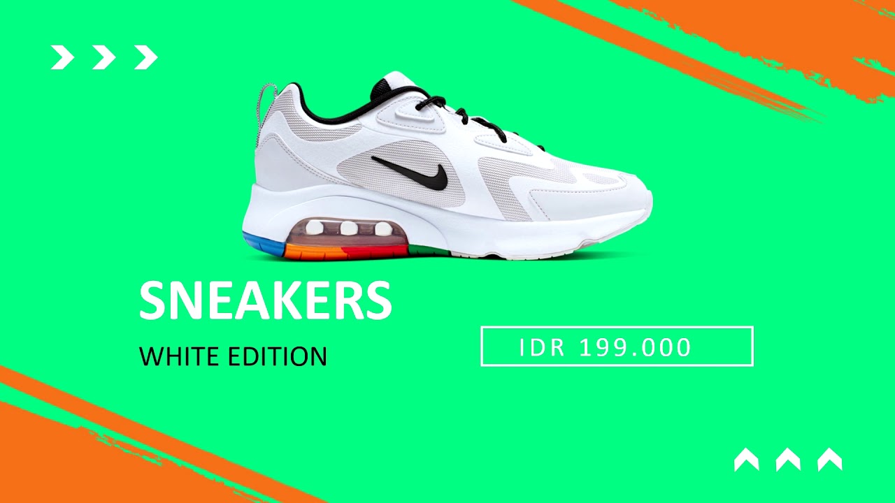 Contoh iklan sepatu sneakers - YouTube