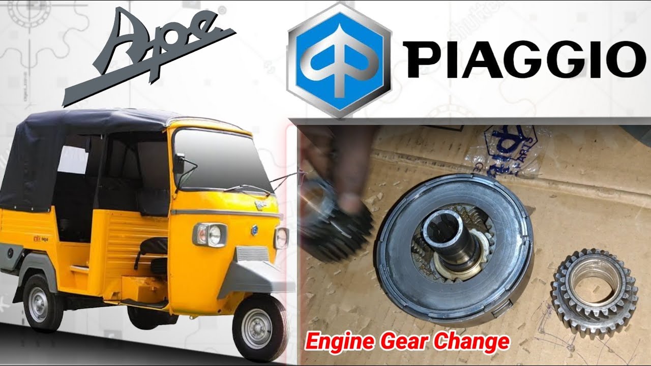 Ape Auto Engine gear Problem - YouTube