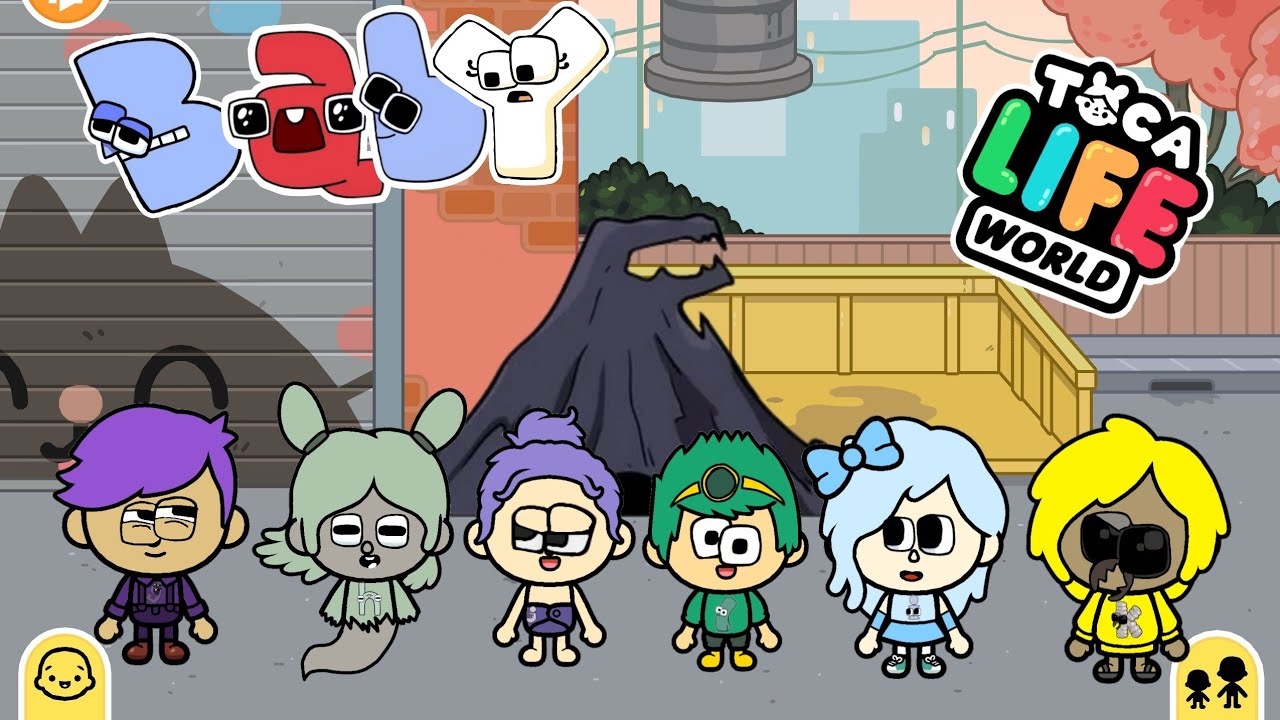 Drawing alphabet lore Baby in Toca Life / Humanized Alphabet lore ...