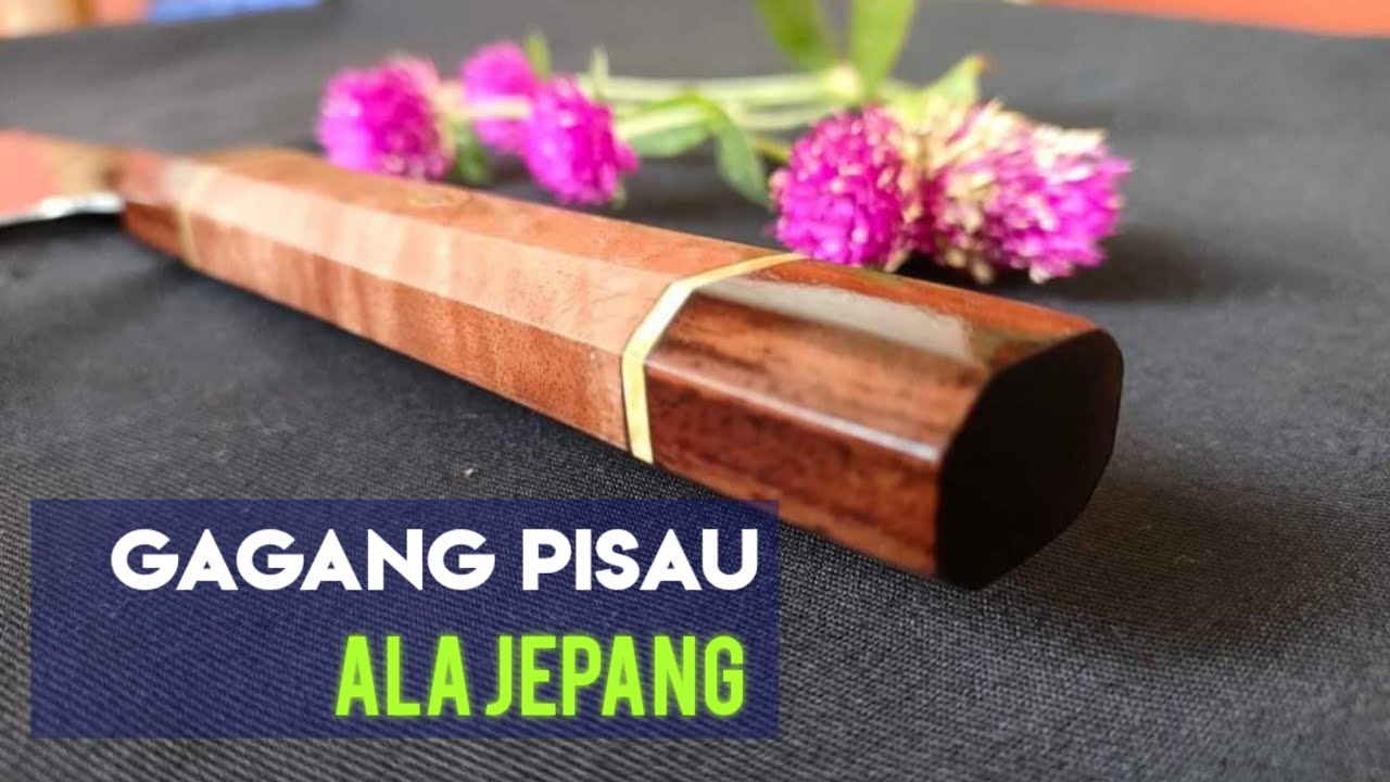 Cara Membuat Gagang Pisau Tradisional Jepang | WA Hexagonal Handle ...