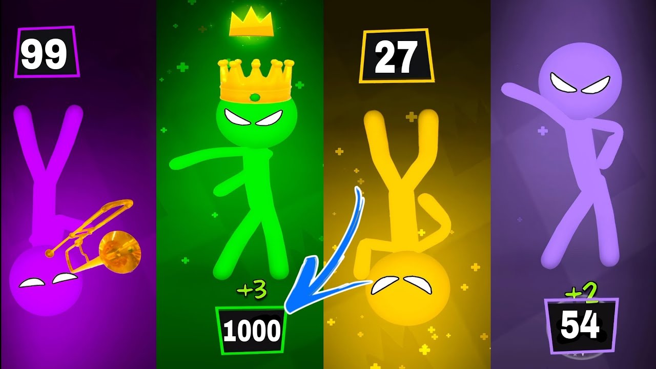 how it's possible 😱 Stickman party 1 2 3 4 - YouTube
