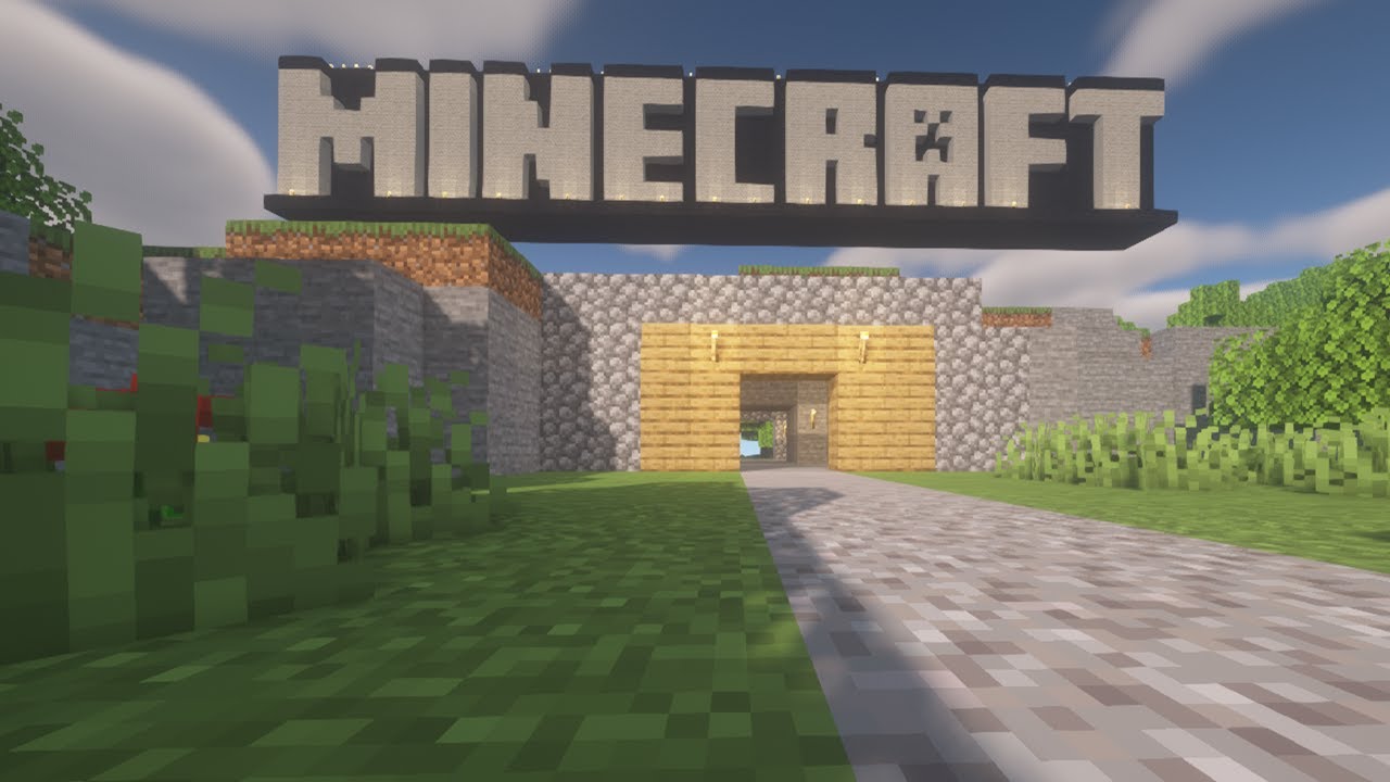 Every Minecraft Tutorial World With Nostalgic Music In The Background - YouTube