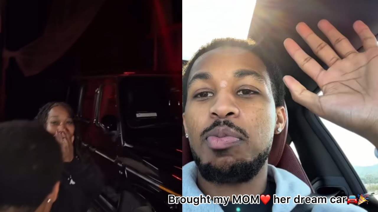 DDG went & brought his MAMA her dream car on her birthday - YouTube