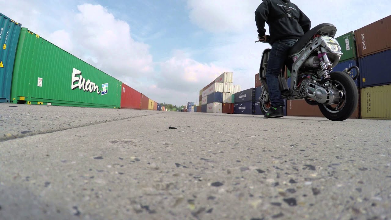 Launch test's 95cc zip sp - YouTube
