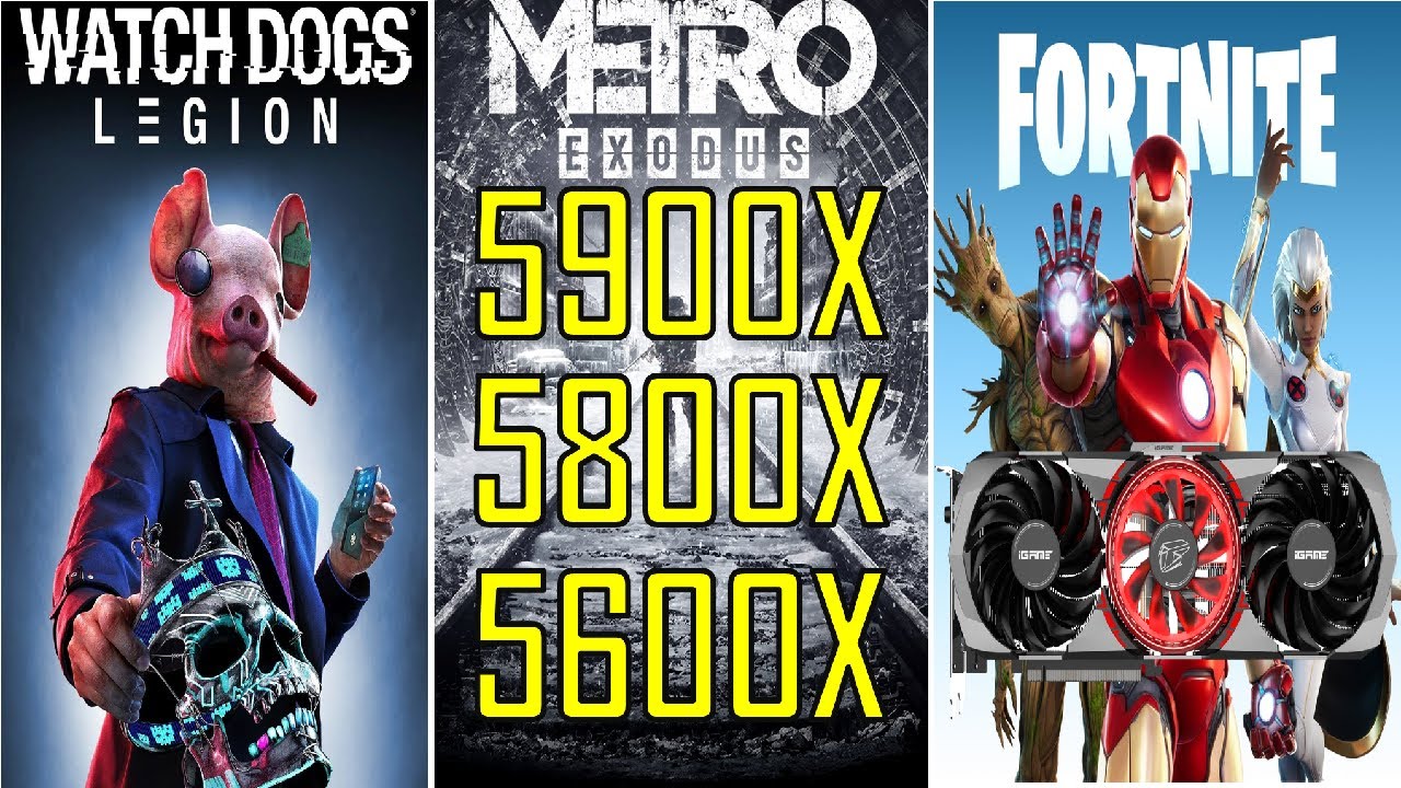 AMD Ryzen 5600X vs 5800X vs 5900X Gaming Performance Benchmarks Results ...