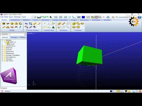 ADAMS tutorials Beginner | 2. Shortcut keys in MSC ADAMS - YouTube