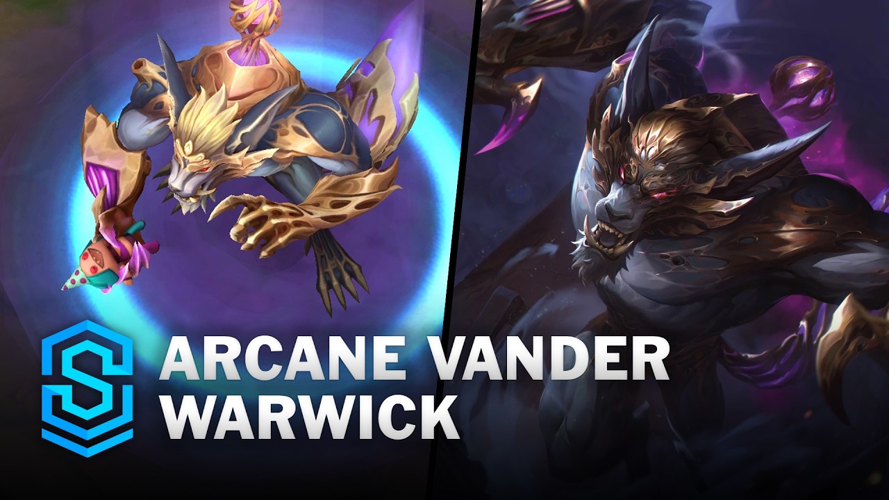 Arcane Vander Warwick Skin Spotlight - Pre-Release - PBE Preview - League of Legends - YouTube