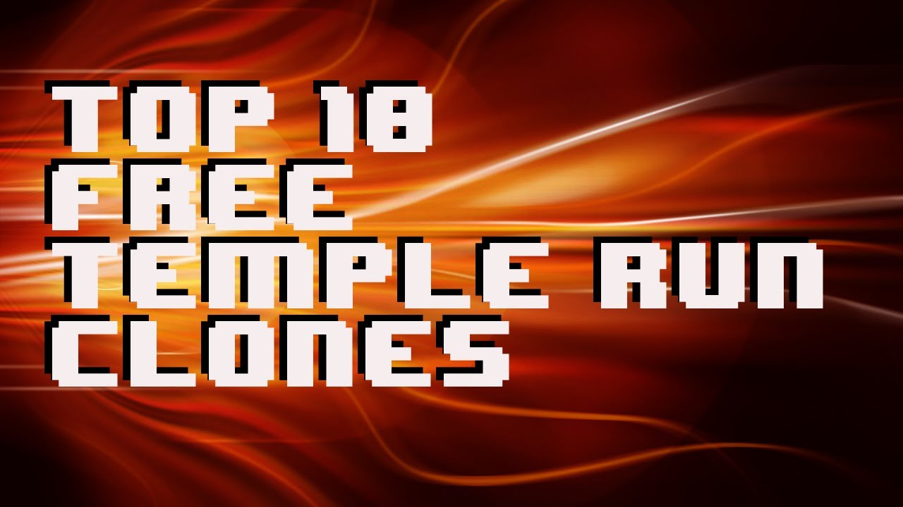 Top 10 FREE Temple Run Clones for iPhone/iPod/iPad/iPad Mini - YouTube