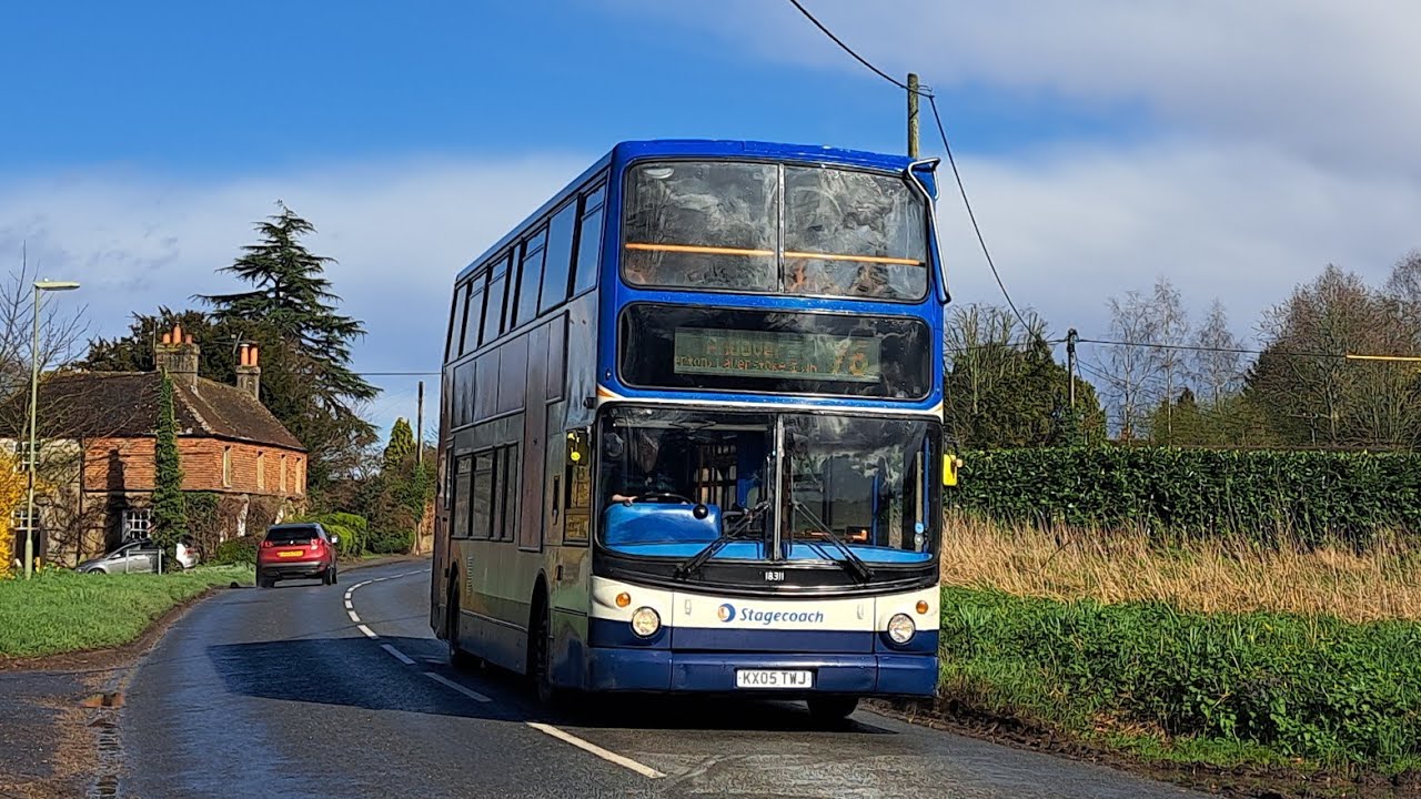 Kickdown! Stagecoach South 18311-KX05 TWJ Route 76 - YouTube