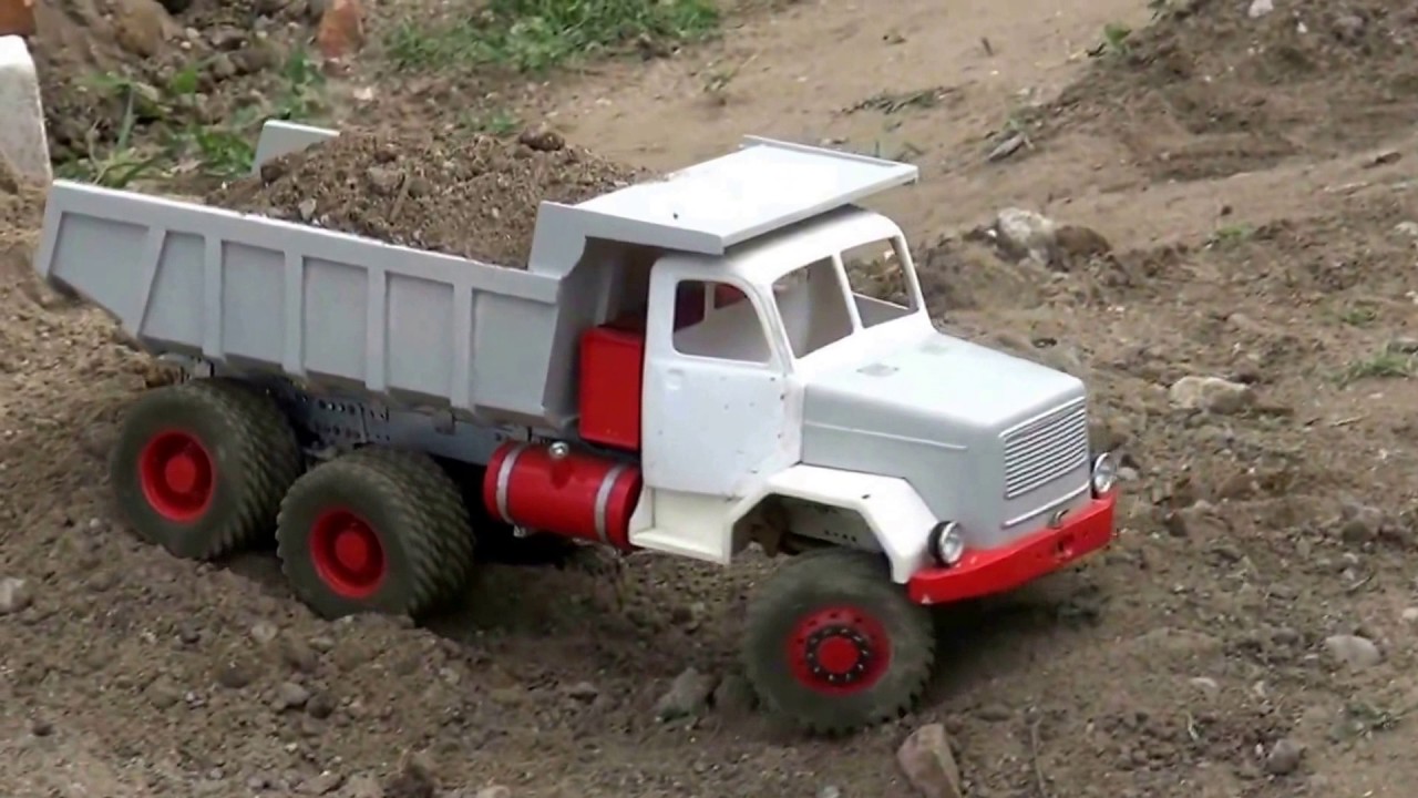 damitz bagger und old MAGIRUS rc tipper truck wels messe dortmund ...