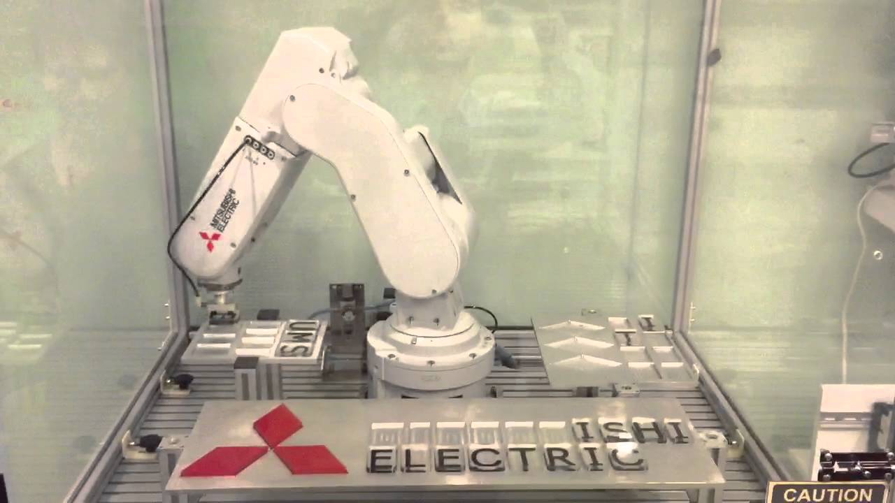 Mitsubishi Electric Robot RV-2F - YouTube