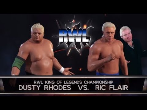 RWL HOUSE SHOW 6/26/23-KING OF LEGENDS TITLE-DUSTY RHODES VS. RIC FLAIR ...