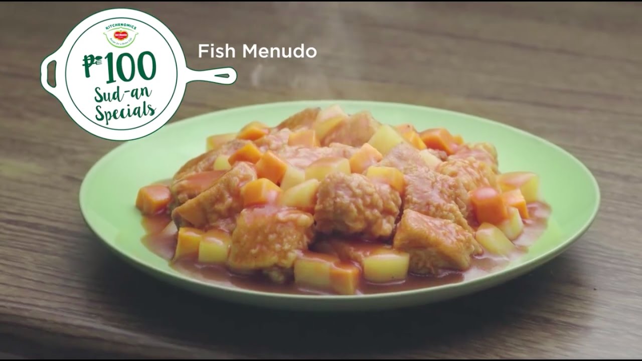 Del Monte Kitchenomics P100 Sud-an Specials: Fish Menudo - YouTube