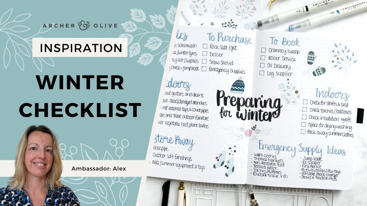 Preparing Your Home for Winter with this Simple Journal Checklist - YouTube