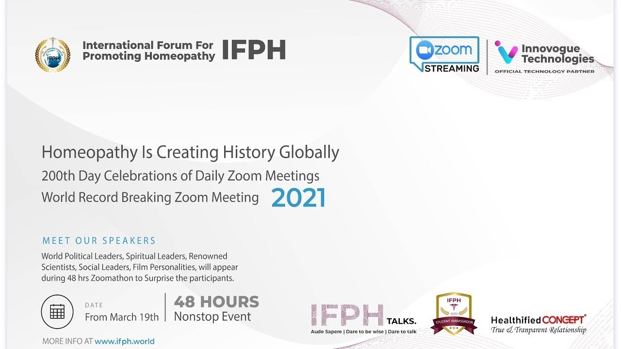 Dr Hamid Shinwari 48 Hours Zoom Session | IFPH TALKS - YouTube