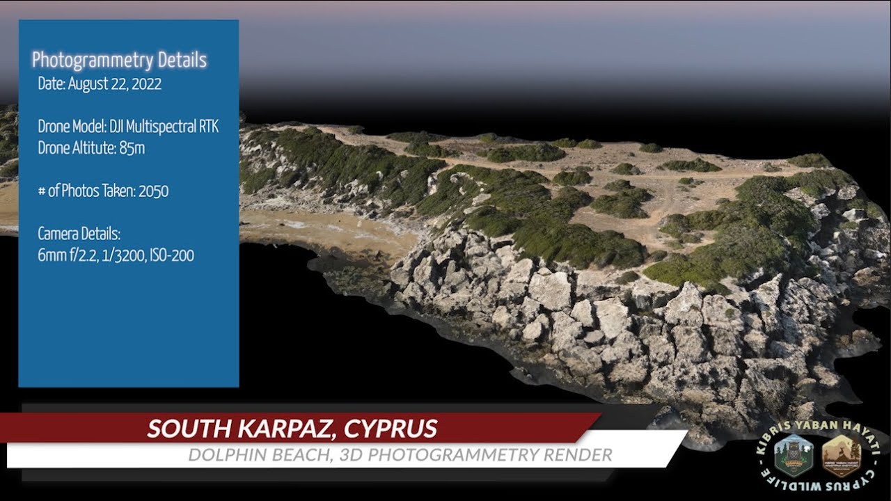 South Karpaz, Cyprus. Dolphin Beach - 3D Photogrammetry - YouTube