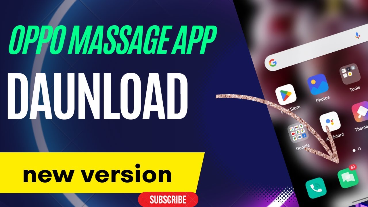 oppo colors OS new massanger app//100% working app//oppo massage app ...