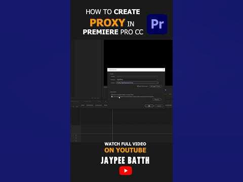 How to create proxy file in short #pc #sony #film #laptop - YouTube